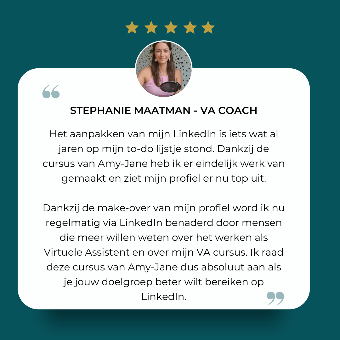 Lees hier hoe mijn LinkedIn cursus hen geholpen heeft